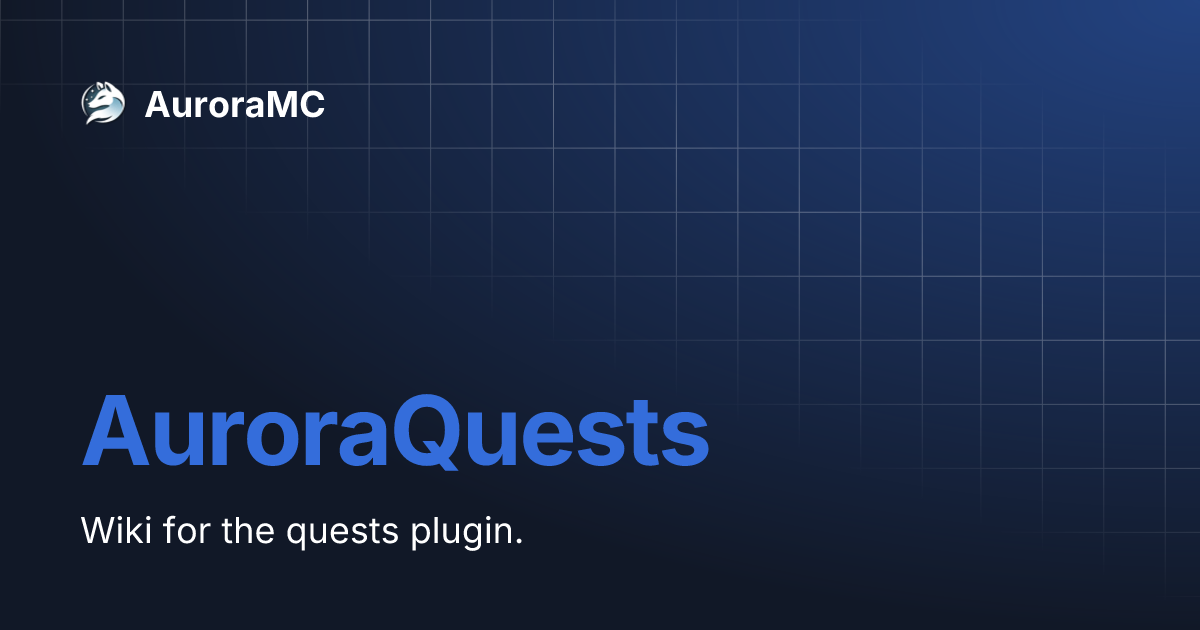 AuroraQuests | AuroraMC